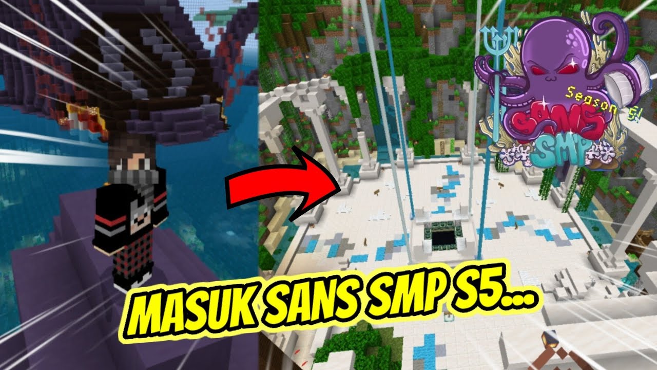 AKU MASUK SANS SMP S5 DI MCPE!!.. - YouTube