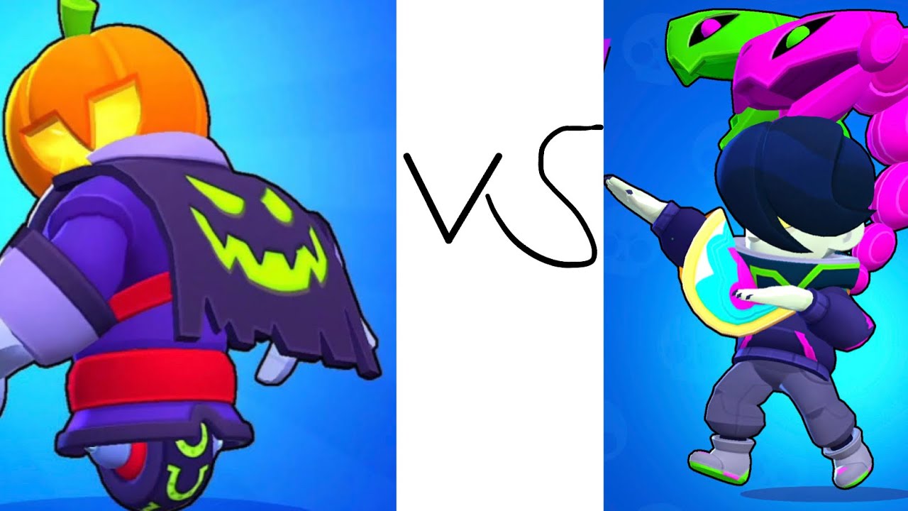 Headless rider stu vs Orochi Edger (Skin vs skin brawl stars) - YouTube