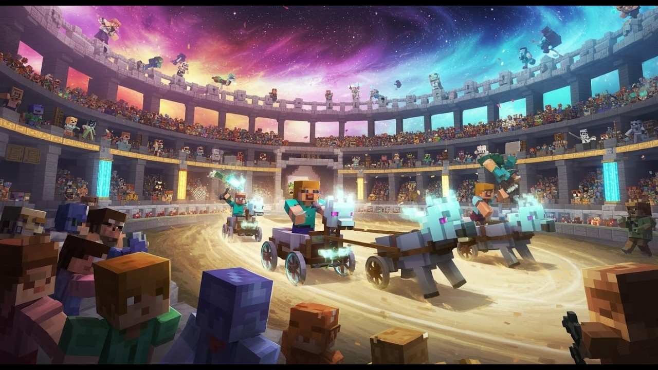 Minecraft Colosseum: EPIC ARENA like Circus Maximus - YouTube