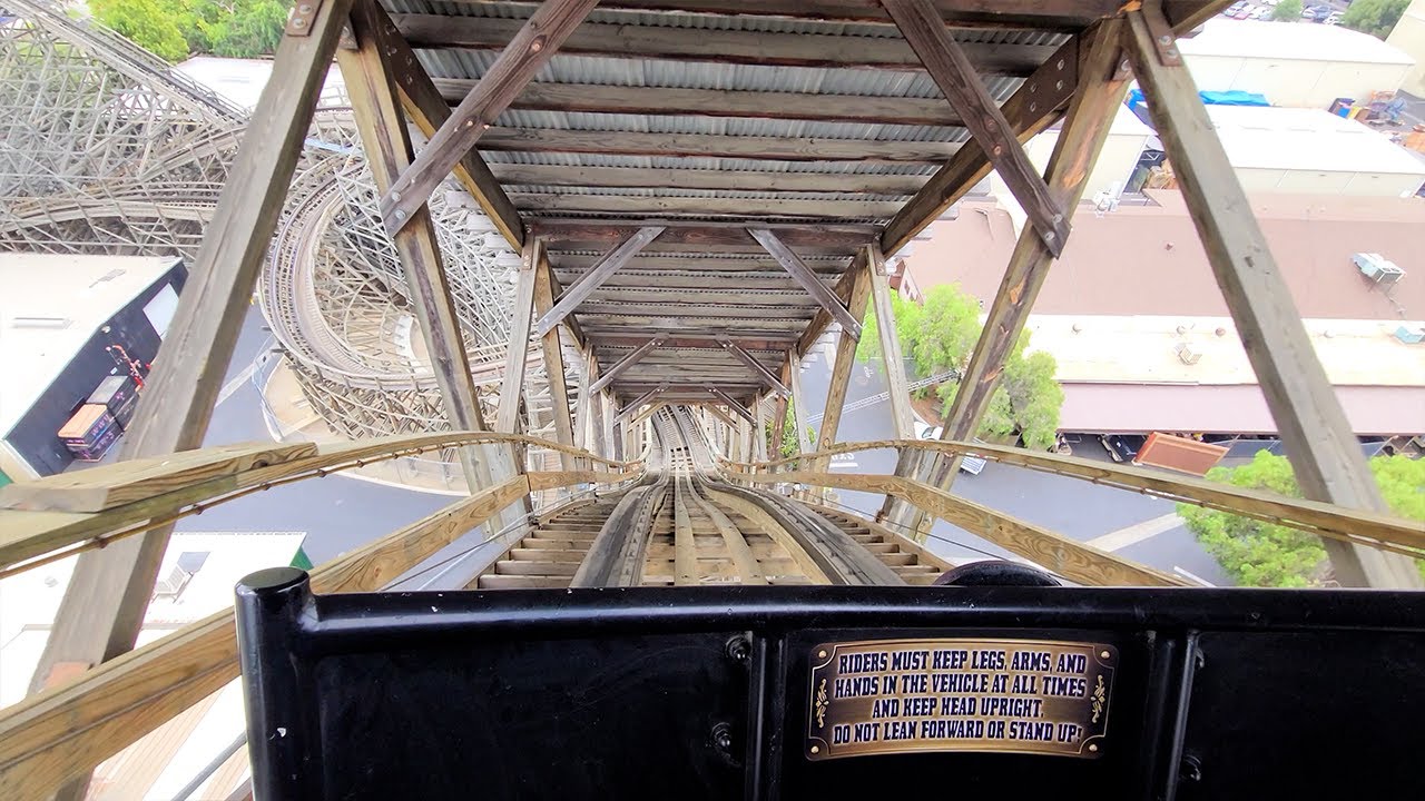GhostRider Rollercoaster Front Row POV 2021 - Knott's Berry Farm - YouTube