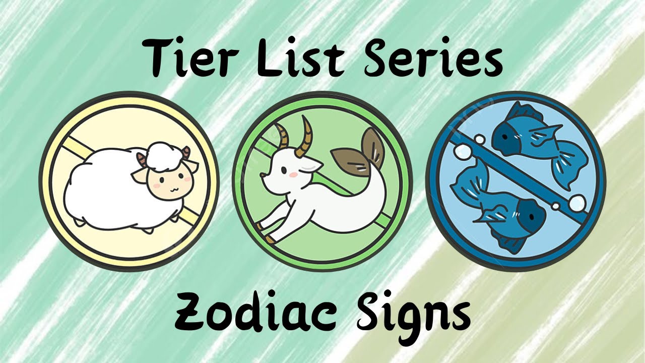 Tier List Series: Astrology Signs - YouTube