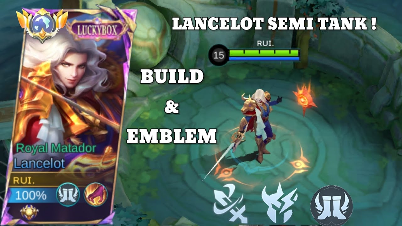NEW LANCELOT SEMI TANK BUILD & EMBLEM !! | SUITABLE FOR DEFENSE ...
