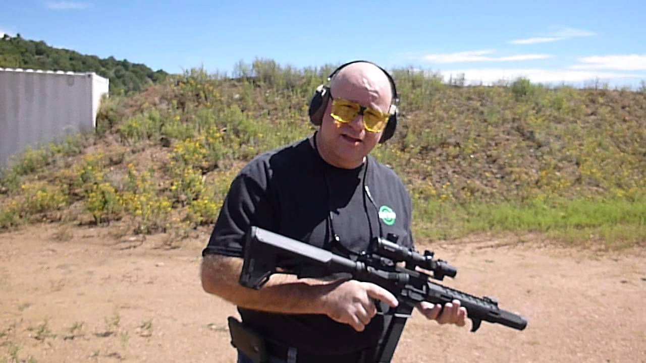 D3-9SD at HPR Ammunition suppressed full auto - YouTube