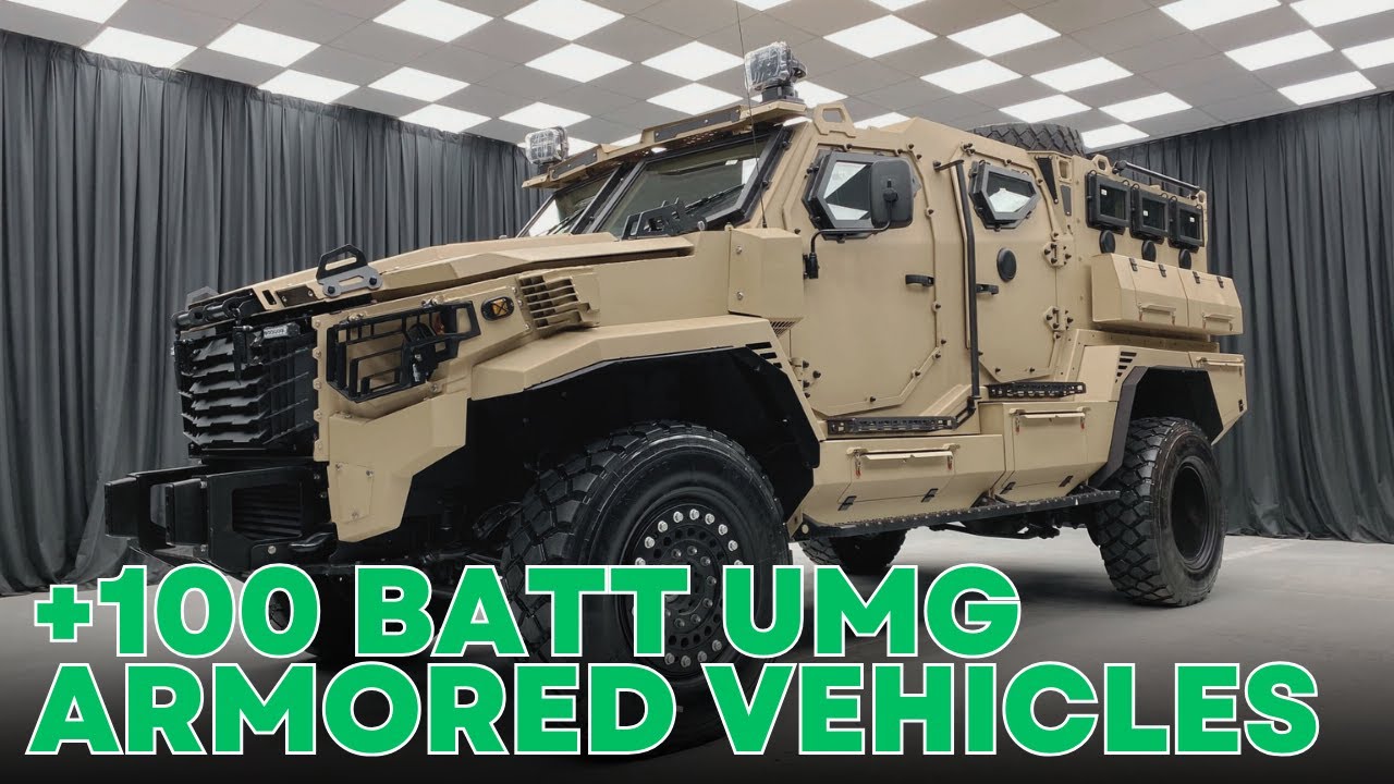The USA will supply 100 BATT UMG armored vehicles for $23 million - YouTube