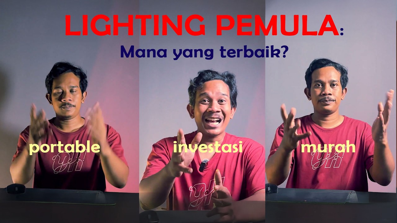 JANGAN SALAH BELI! Adu 3 Jenis Lighting Konten Pemula (Softbox vs ...