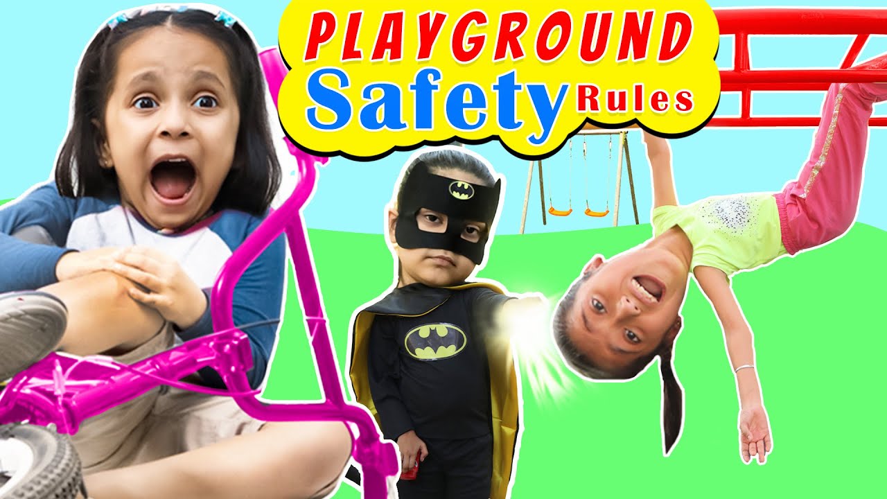 SAFETY Rules at PLAYGROUD | Kids Pretend Play Be Safe | ToyStars - YouTube