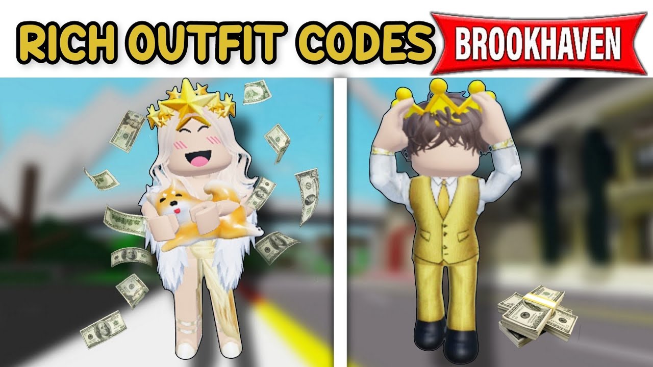 RICH OUTFIT ID CODES FOR BROOKHAVEN RP BERRY AVENUE BLOXBURG YouTube