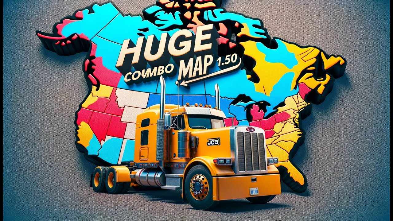 HUGE MAP COMBO ATS 1.50 RTX 409 REALISTIC GAMEPLAY - YouTube