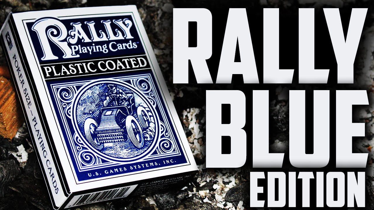 Deck Review - Rally Blue Edition Playing Cards [HD] - YouTube