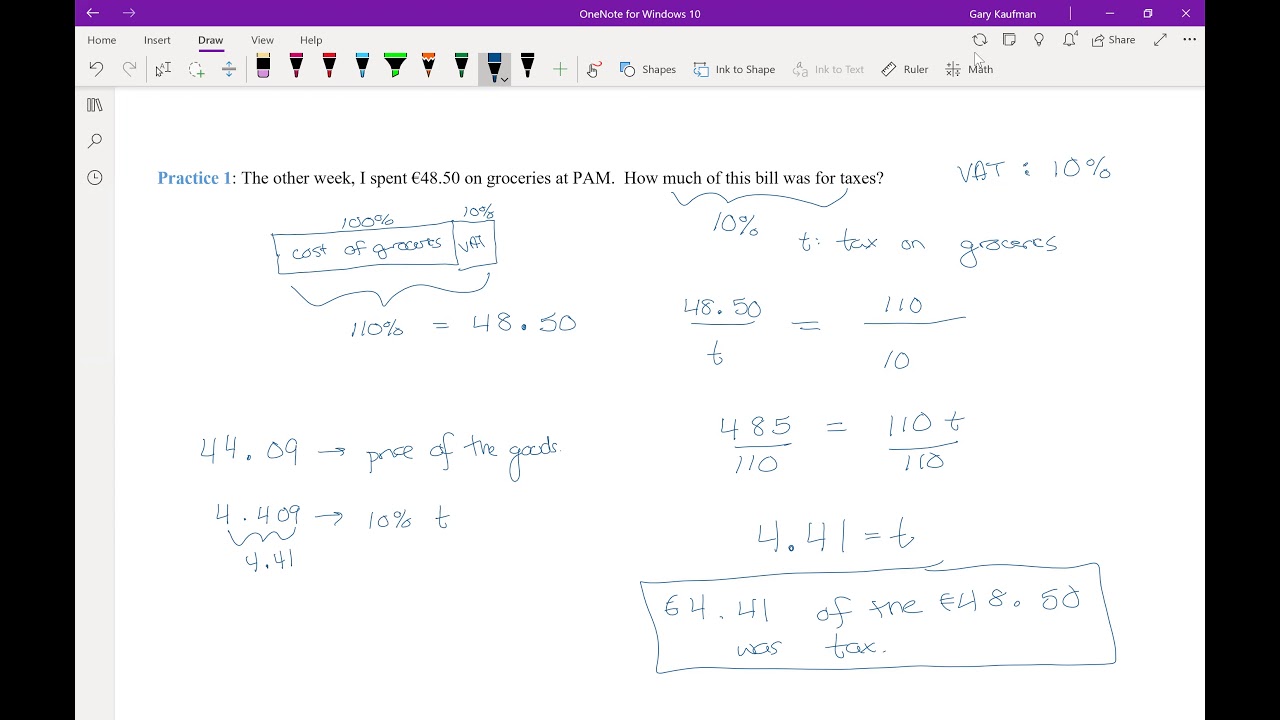 Unit 3 Lesson 8: Further Financial Literacy through Proportions - YouTube