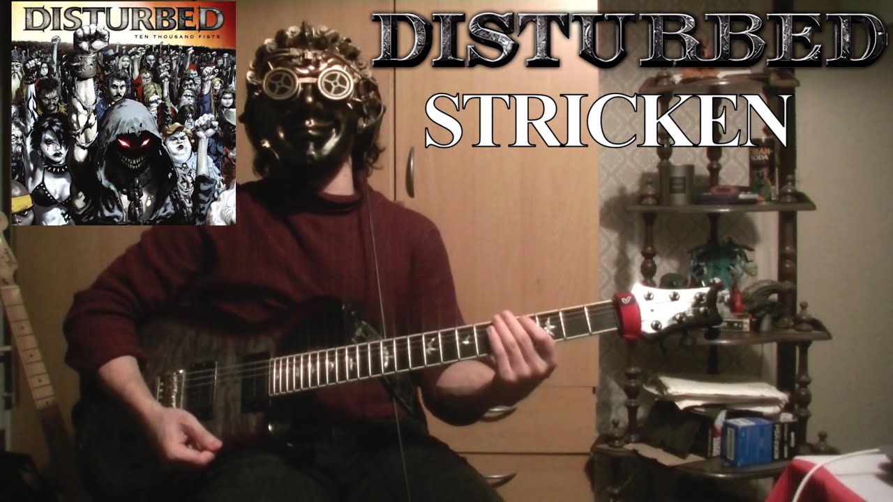 Disturbed - Stricken - Kensei GUITAR COVER (2021) + Screen Tabs - YouTube