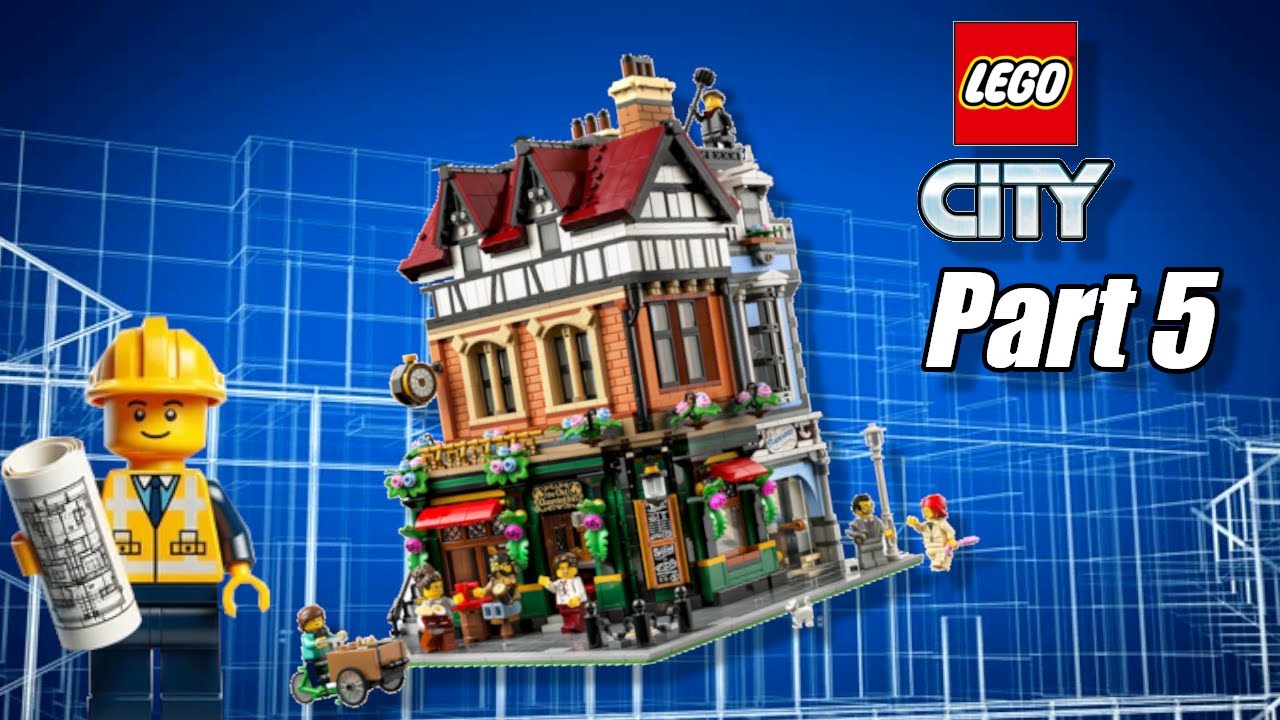 🍻 LEGO City Rebuild Part 5: Placing the Tudor Corner + Custom Beer Taps ...