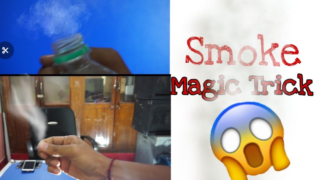 Magic trick | smoke magic trick | magic with bottle - YouTube