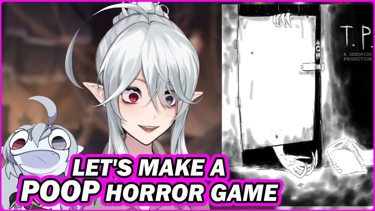 GEEGA developing her POOP HORROR GAME ideas - YouTube