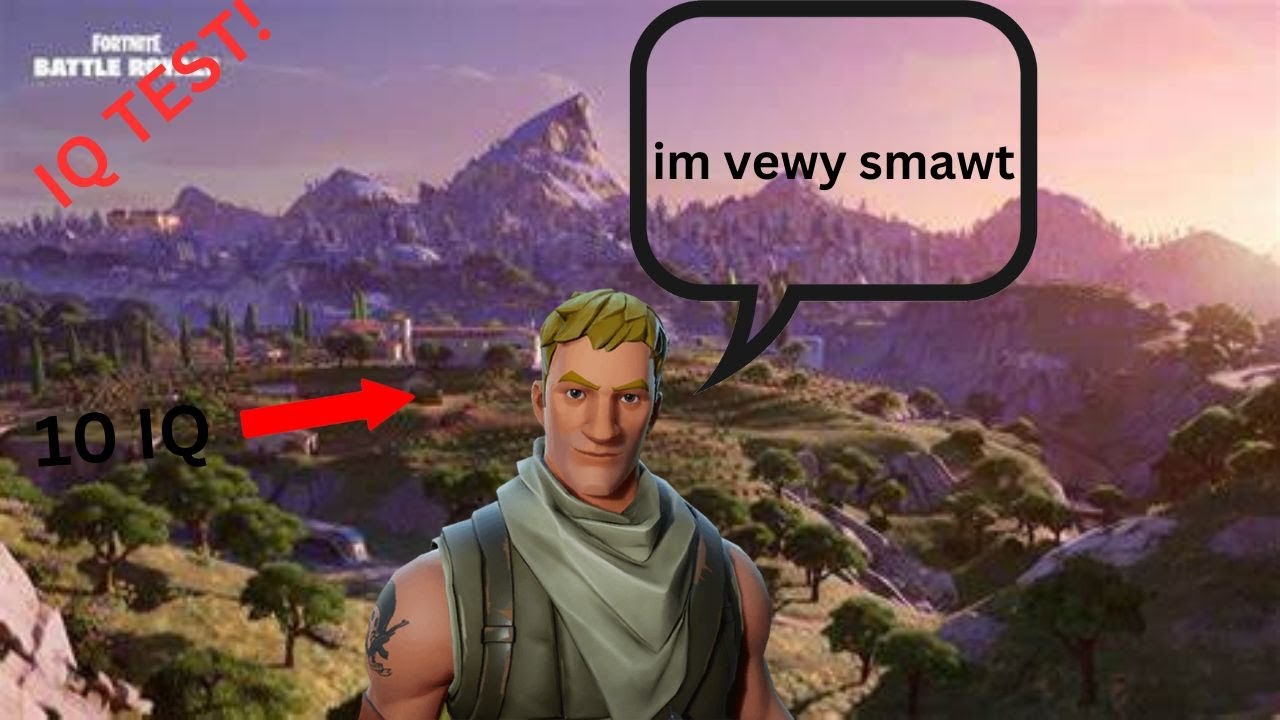 Fortnite IQ test! - YouTube