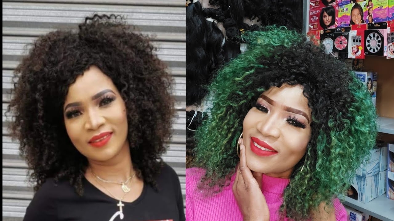 how i change my natural hair to color hair | Exclusive beauty tv - YouTube