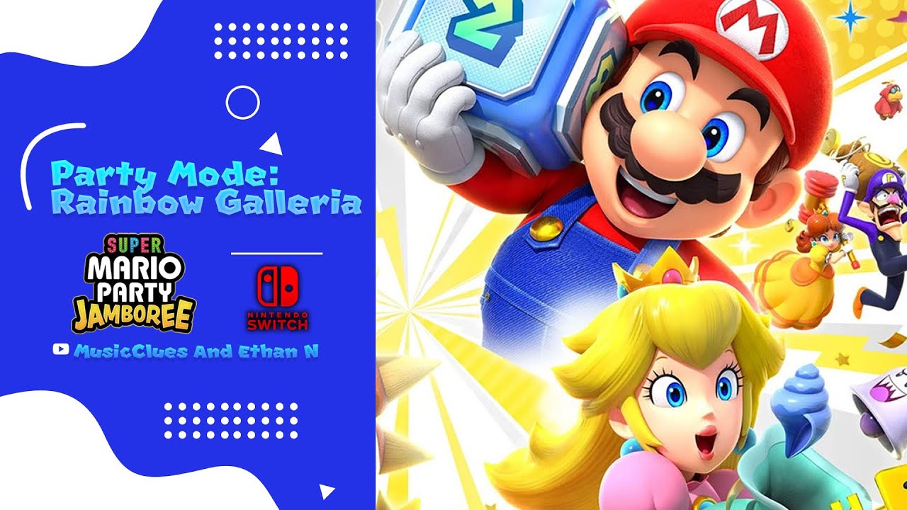 Super Mario Party Jamboree | Party Mode | Ethan N and MC | Rainbow ...