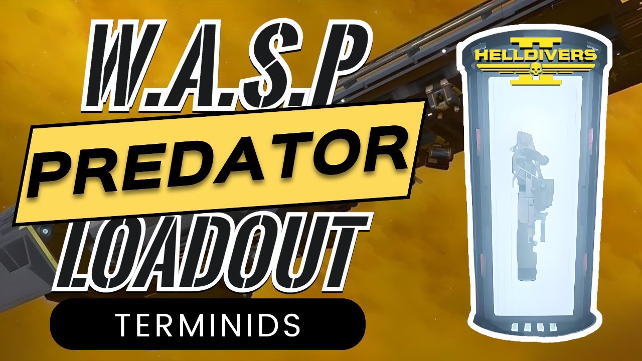 Helldivers 2 | WASP LAUNCHER PREDATOR LOADOUT | TERMINIDS | LOCK ON AND ...