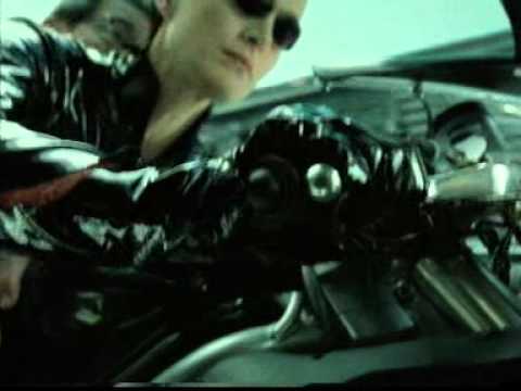 Matrix-Reloaded(Trinity on a Ducati 996) - YouTube
