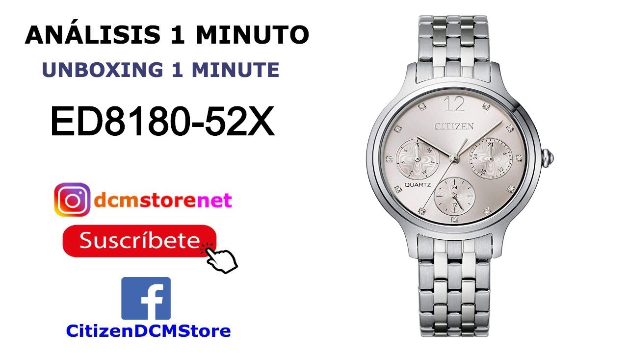 ED8180-52X Revisión 1 Minuto Unboxing 1 Minute - YouTube
