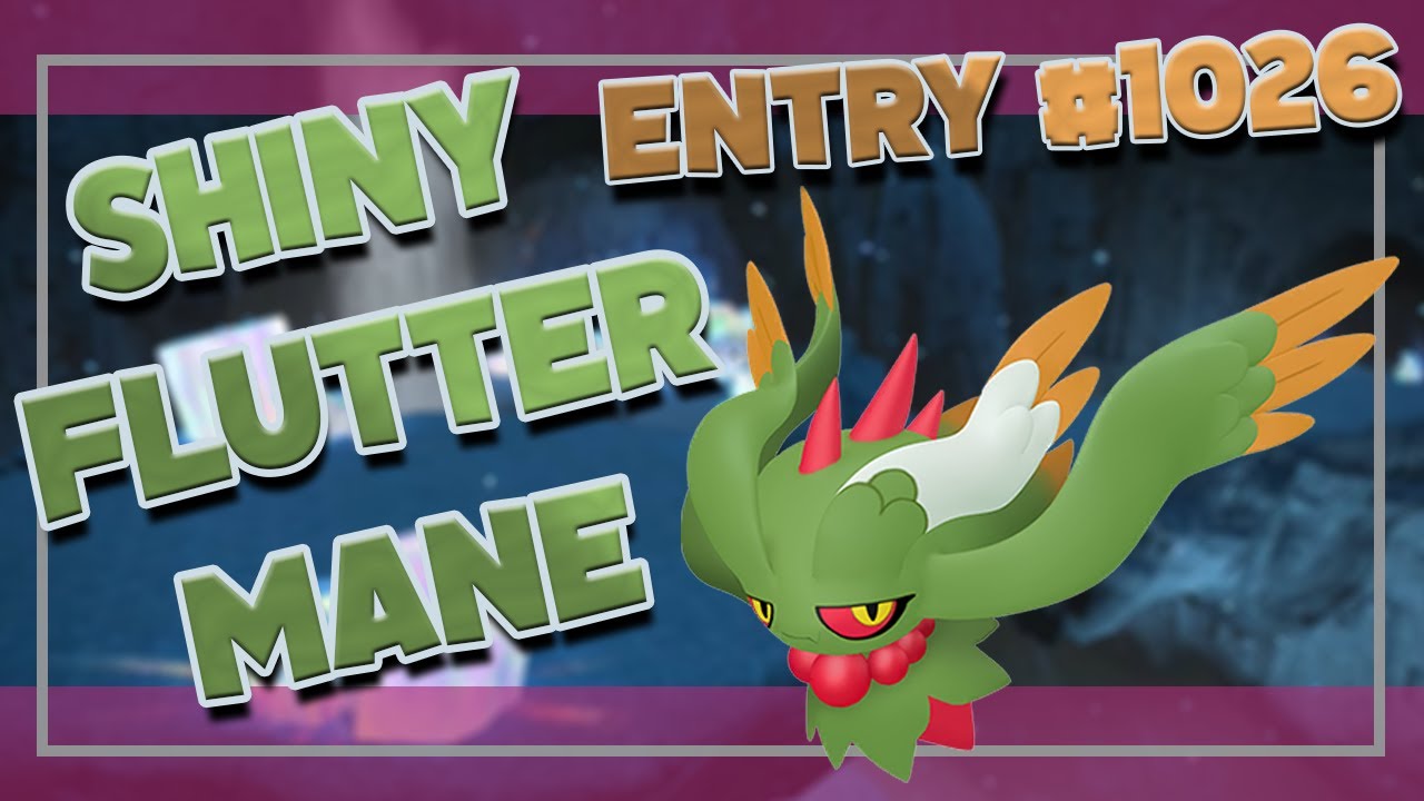 Shiny Flutter Mane via Sparkle Power! Shiny Living Dex #1026! - YouTube
