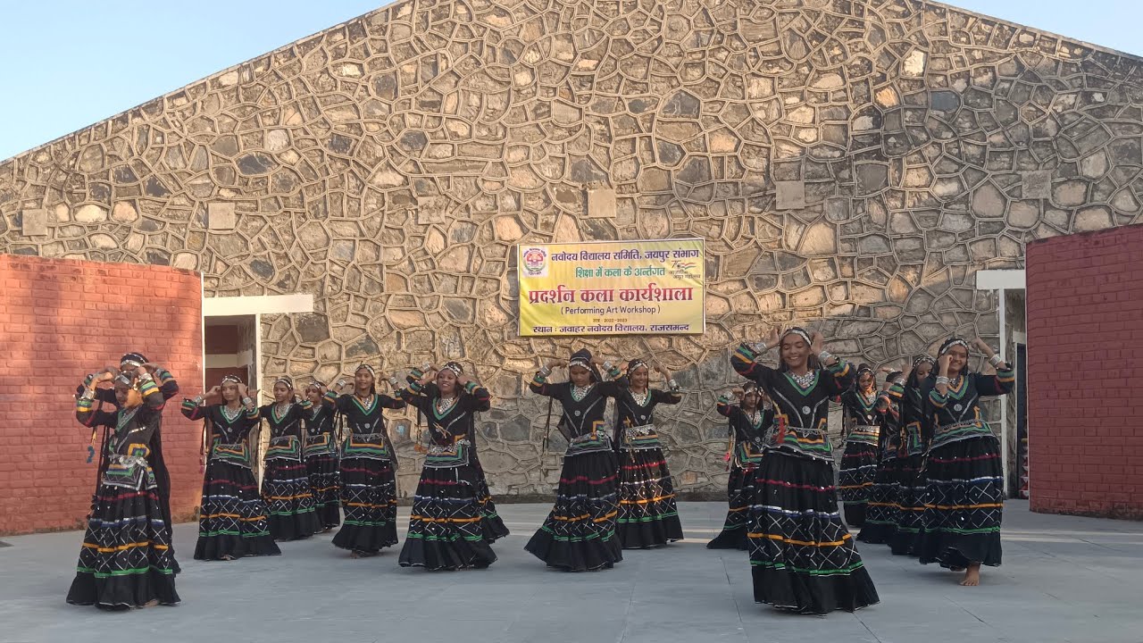 kalbeliya dance | JNV RAJSAMAND | Paramanand Bhatt - YouTube