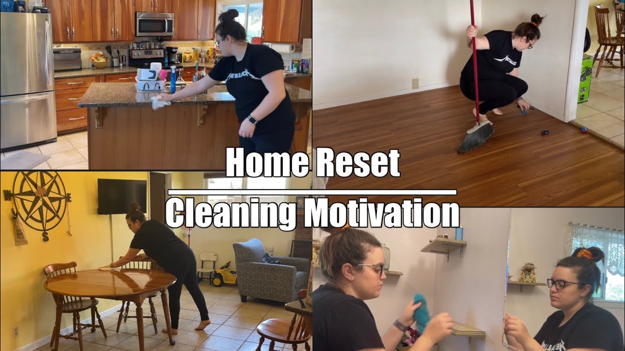 Home Reset | Clean with Me | Cleaning Motivation - YouTube