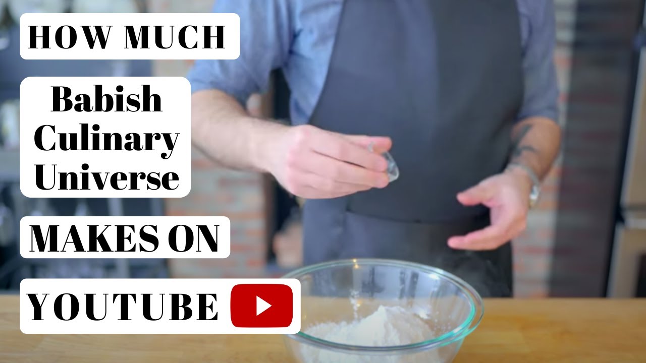 How much Babish Culinary Universe makes on Youtube - YT Money Business ...