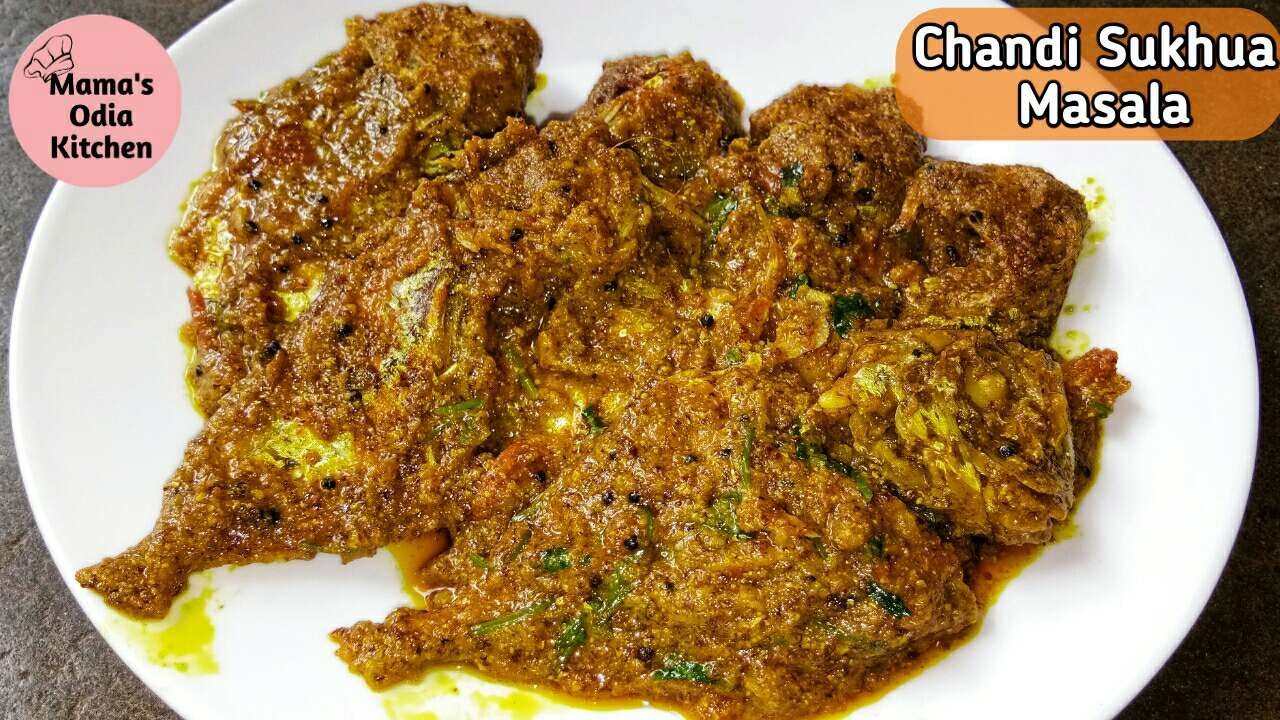 ଚାନ୍ଦି ଶୁଖୁଆ ବେଶର | Chandi Sukhua Besara Recipe | Dry Silver Belly Fish ...