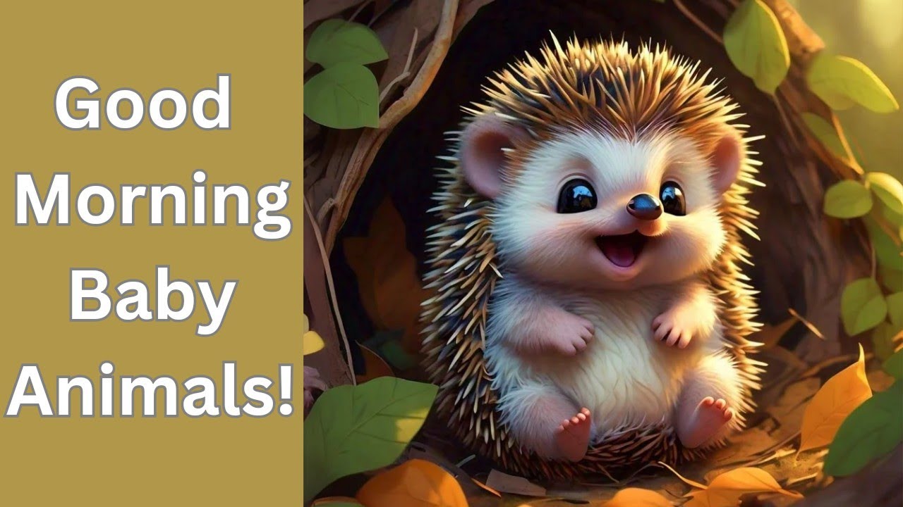 Good Morning Baby Animals! | Good Morning Song | Brainy Bunch TV566 ...