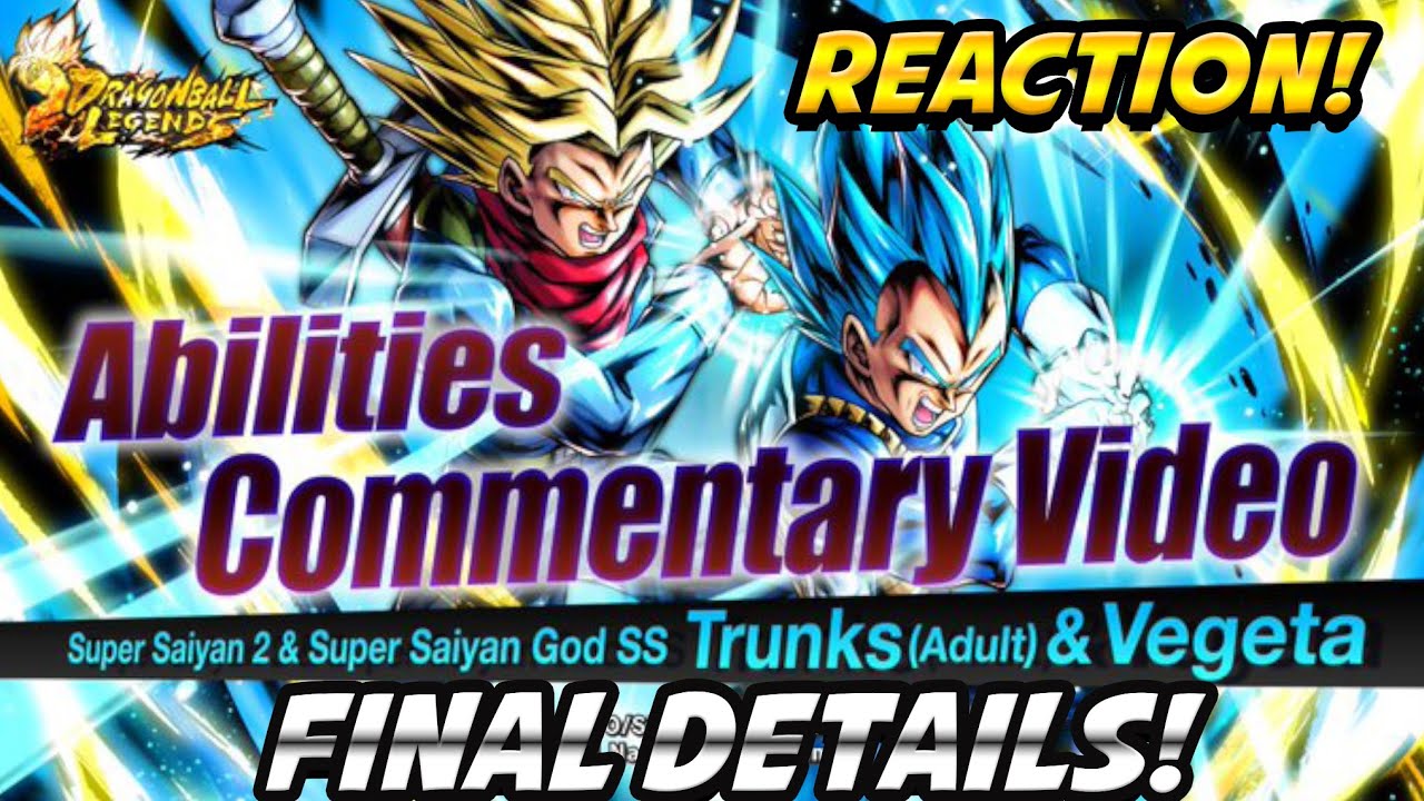 Future Vegeta Trunks Duo Details zu den Effekten Dragon Ball Legends # ...