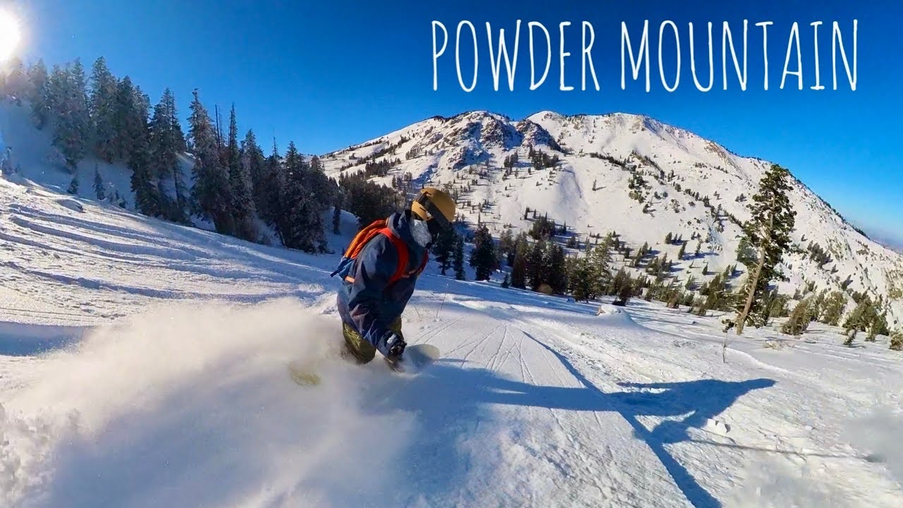 INCREDIBLE POW DAY at POWDER MOUNTAIN - YouTube