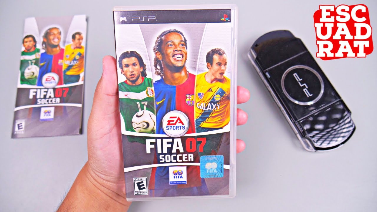 Unboxing & Gameplay FIFA 07 Soccer PlayStation Portable - YouTube