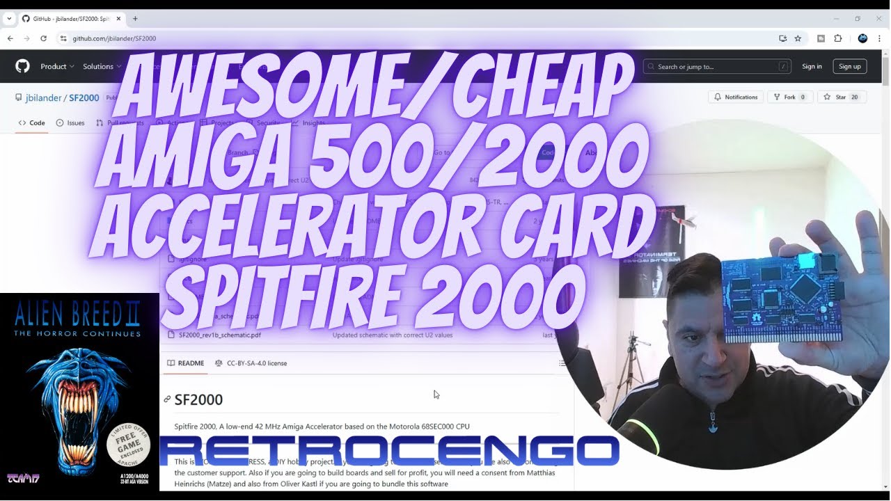 SPITFIRE 2000 42 MHz Accelerator for Amiga 2000 & Amiga 500 with IDE/CF ...