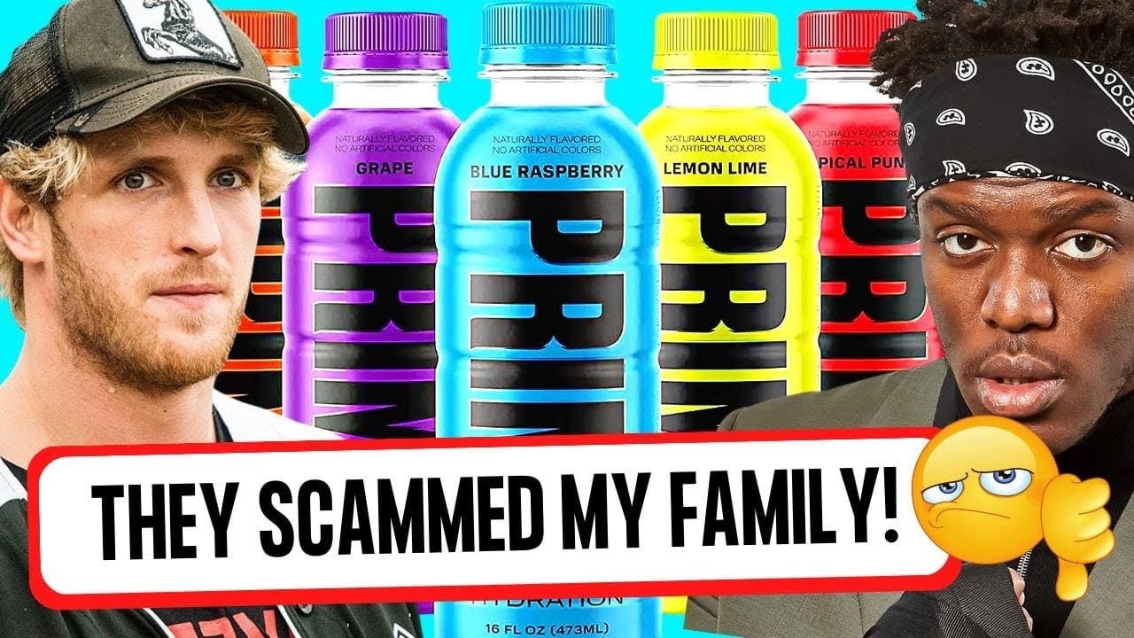 Logan Paul and KSI’s Prime scammed my family (DISAPPOINTED!) - YouTube