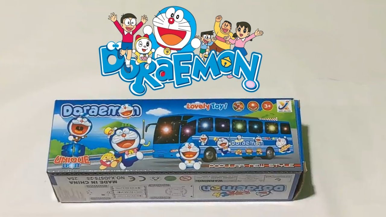 Doraemon latest toy bus | Doraemon 3D light bus. - YouTube