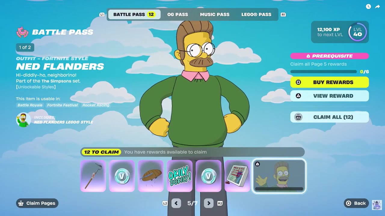 FORTNITE LIVE!! NED FLANDERS🏡 Omgg😱🏡 - YouTube