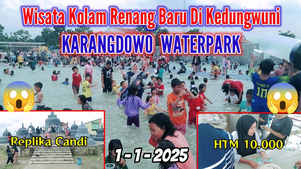 KOLAM RENANG KARANGDOWO WATERPARK KEDUNGWUNI PEKALONGAN - YouTube