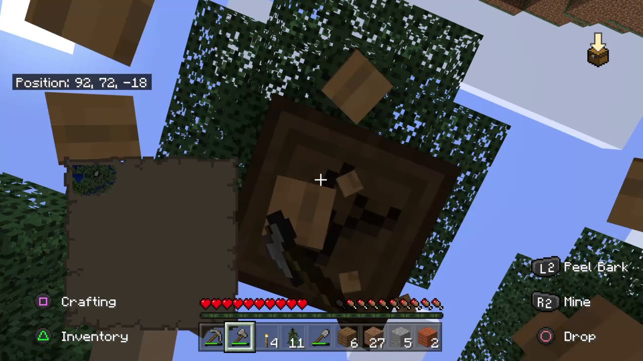 Minecraft Bedrock Edition PS4 Survival Episode 1 - YouTube