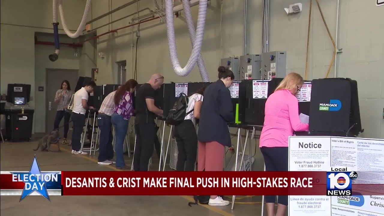 Election Day is finally here, polls are open until 7 p.m. - YouTube