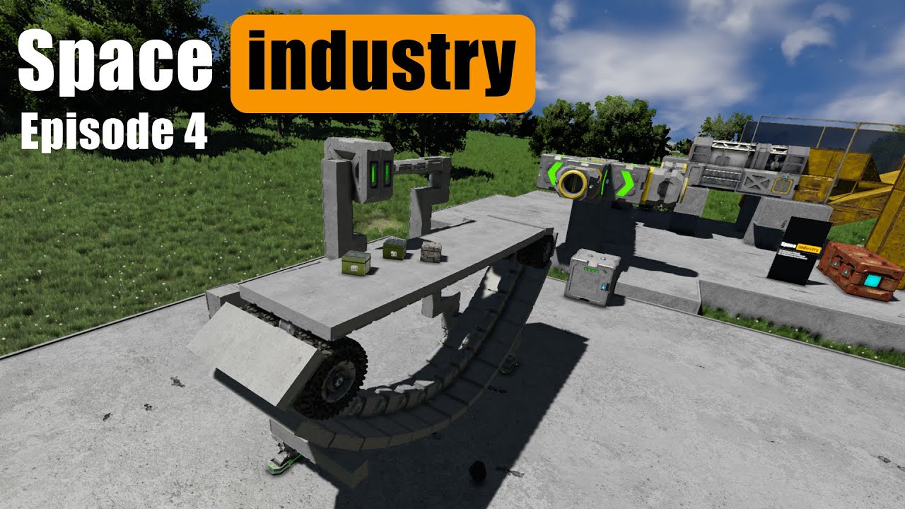 Space Engineers Industry: Hinge Conveyor Belt System EP4 - YouTube