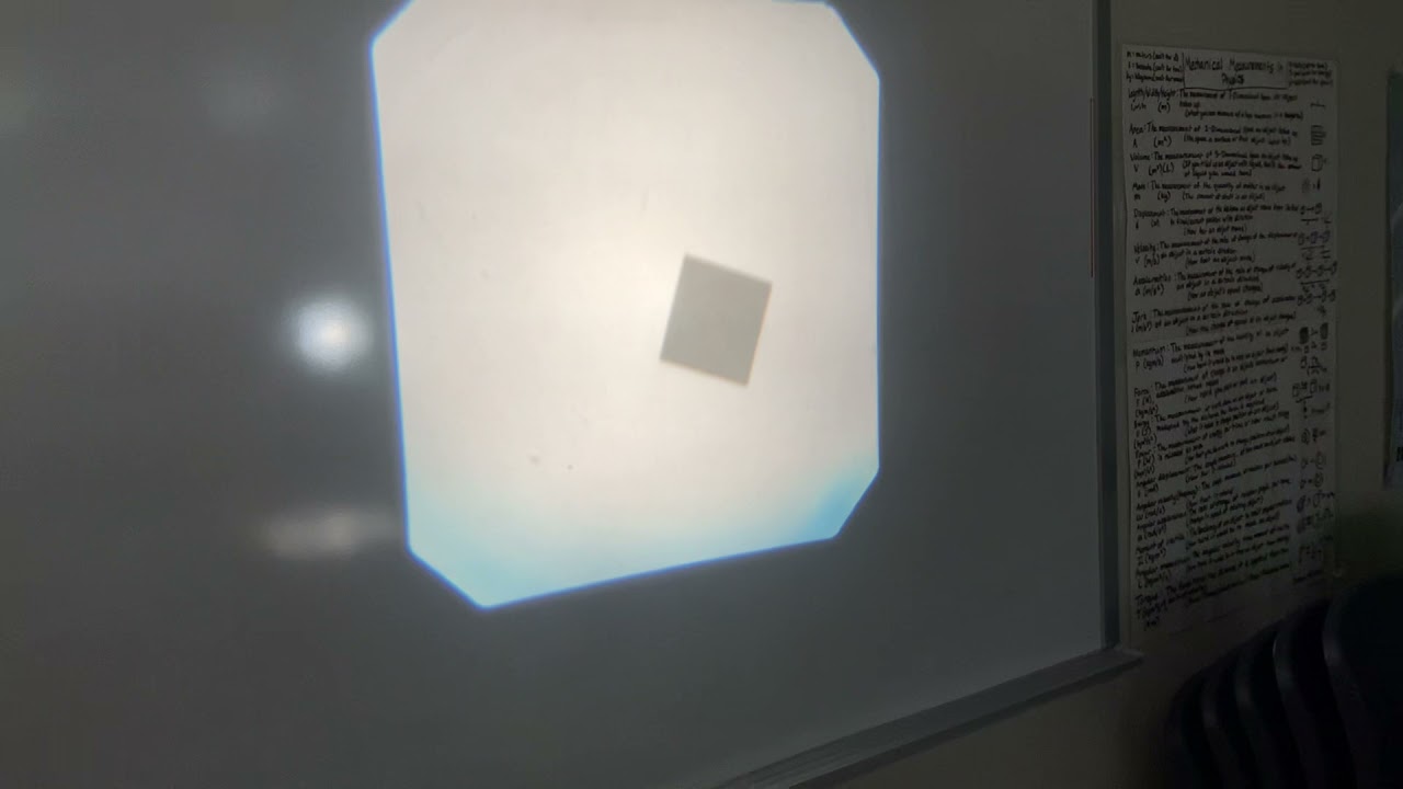 Polarizing filter demonstration with overhead projector - YouTube