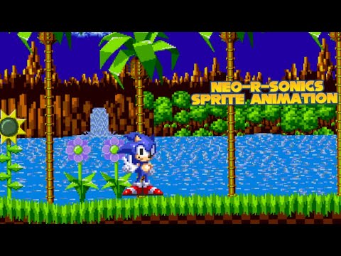 Neo-R-Sonic Sprite animation Intro - YouTube