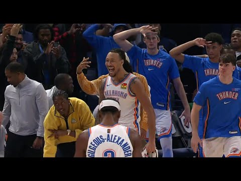 Alex Caruso and Shai Gilgeous-Alexander with the dagger 3s to defeat the Kings! - 10/28/25