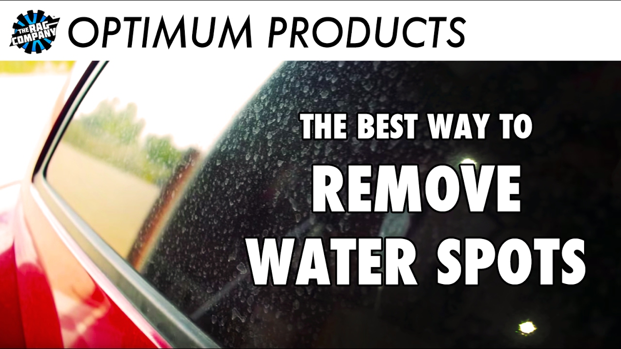 REMOVE WATER SPOTS: How To Properly Use Optimum MDR - YouTube