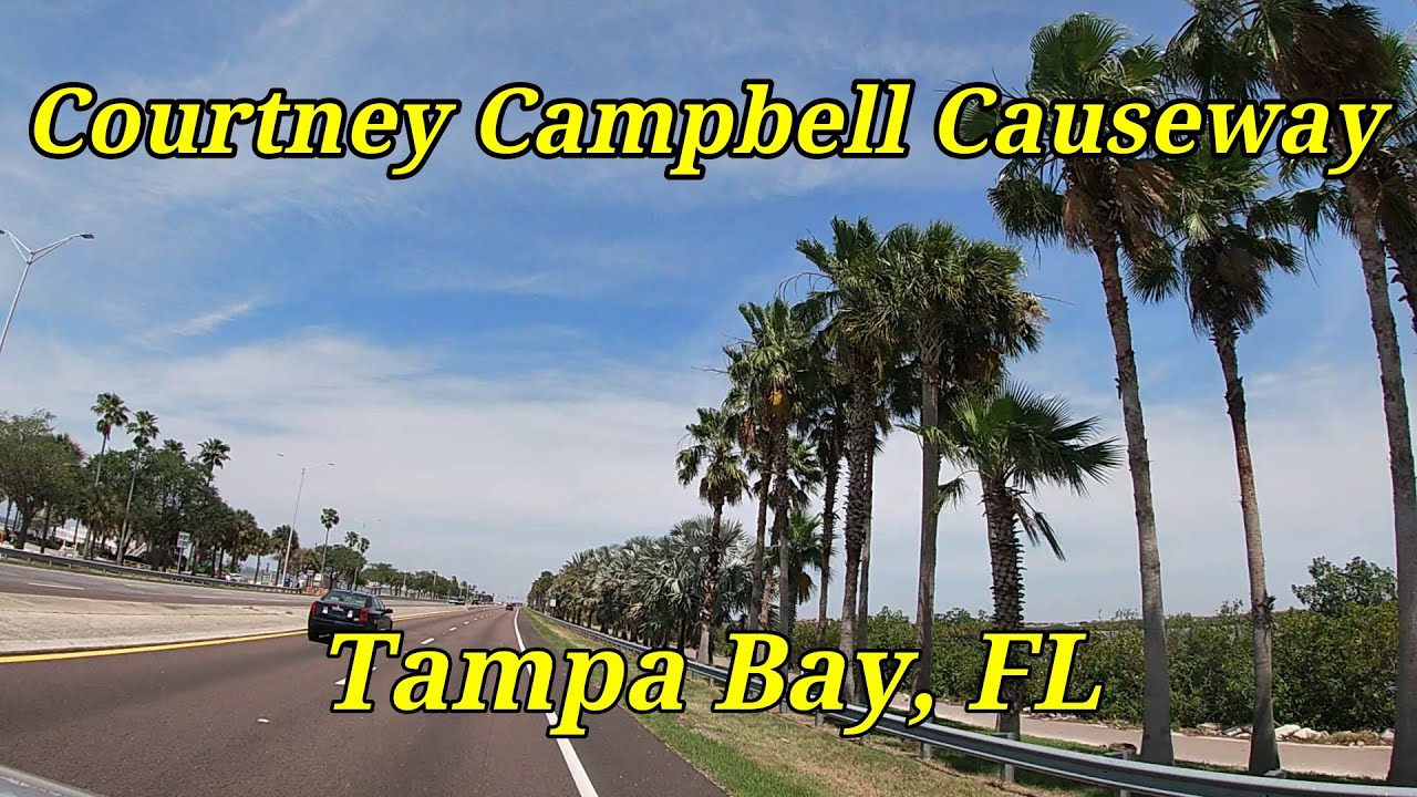 PrimeDrives - Driving across the Courtney Campbell Causeway westbound ...