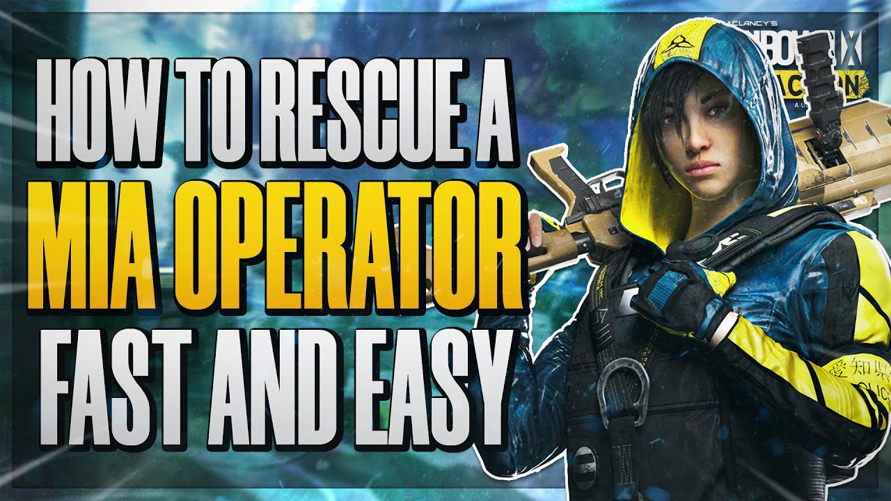 How to rescue a MIA Operator FAST AND EASY - Rainbow Six Extraction - YouTube