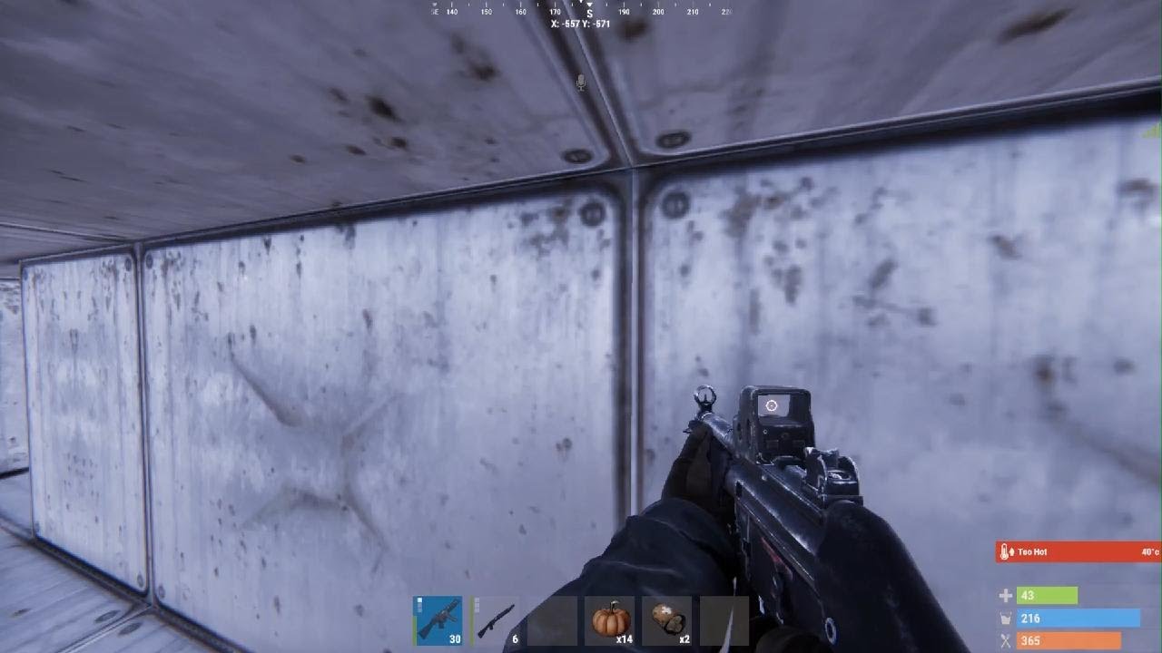 Rust console launch site glitch - YouTube