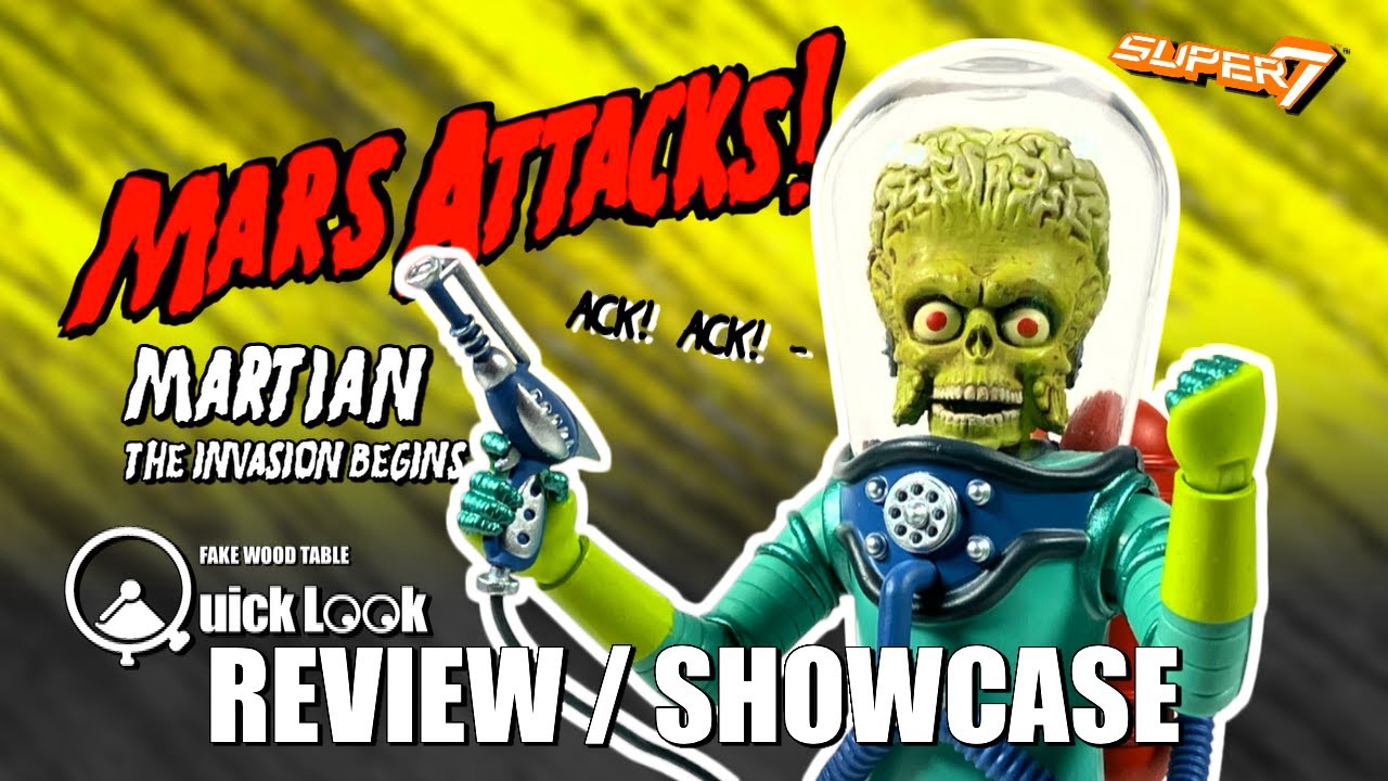 Mars Attacks: ULTIMATES! - Martian (The Invasion Begins) (Quick Look ...