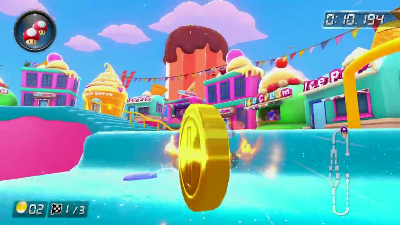 Sky-High Sundae [150cc] - 1:55.353 - しいばつむぎ (Mario Kart 8 Deluxe World ...